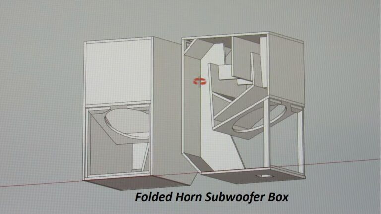 Folded Horn Subwoofer Box - Best Music Instruments & Tools